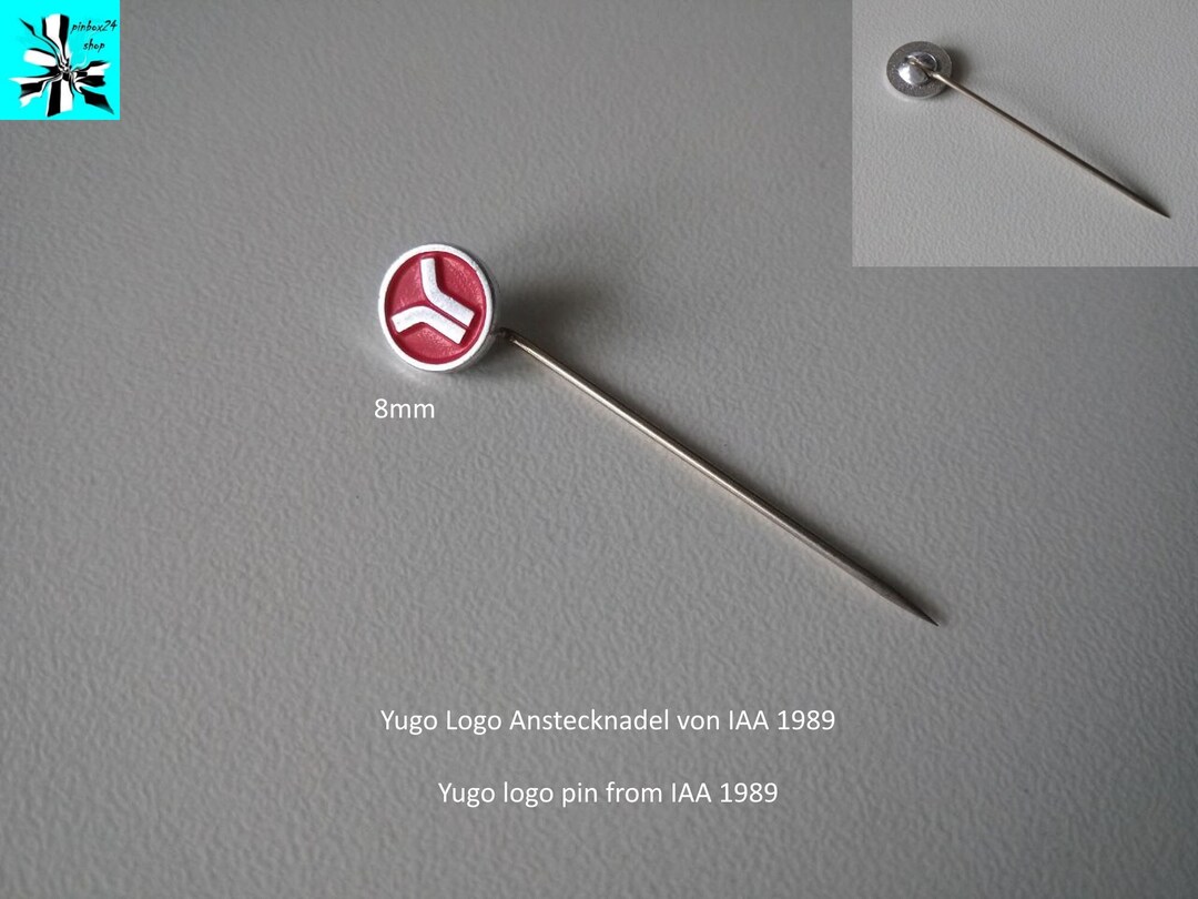 Yugo Logo Lapel Pin - A Touch of Nostalgia! - Etsy