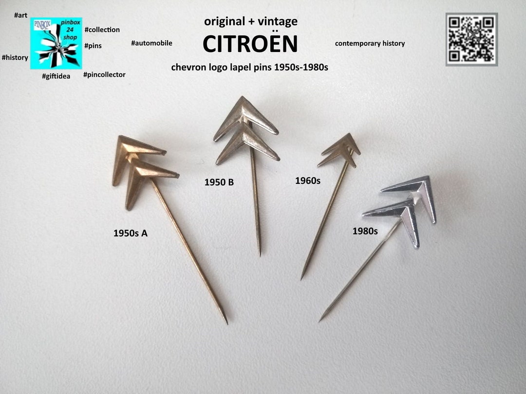 Citroen Angle Pins Real Vintage - Etsy