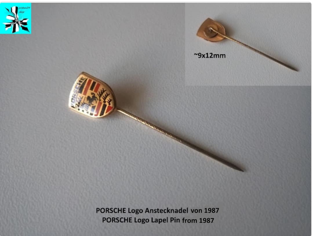 Porsche Logo Pin - A Mark of Excellence! - Etsy