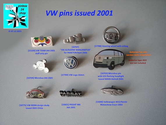 VW Volkswagen Pins From 2001 - Etsy