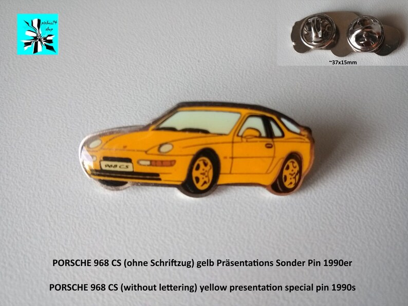 Porsche 968: Noble Pins for Collectors! - Etsy
