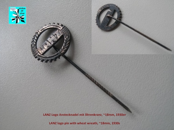 LANZ logo/tractor pins 1930s/1950s - choose now! - Gem