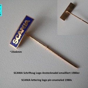 SCANIA (trucks, Buses) Logo Lettering Pins 1960s-1980s - Select - Etsy