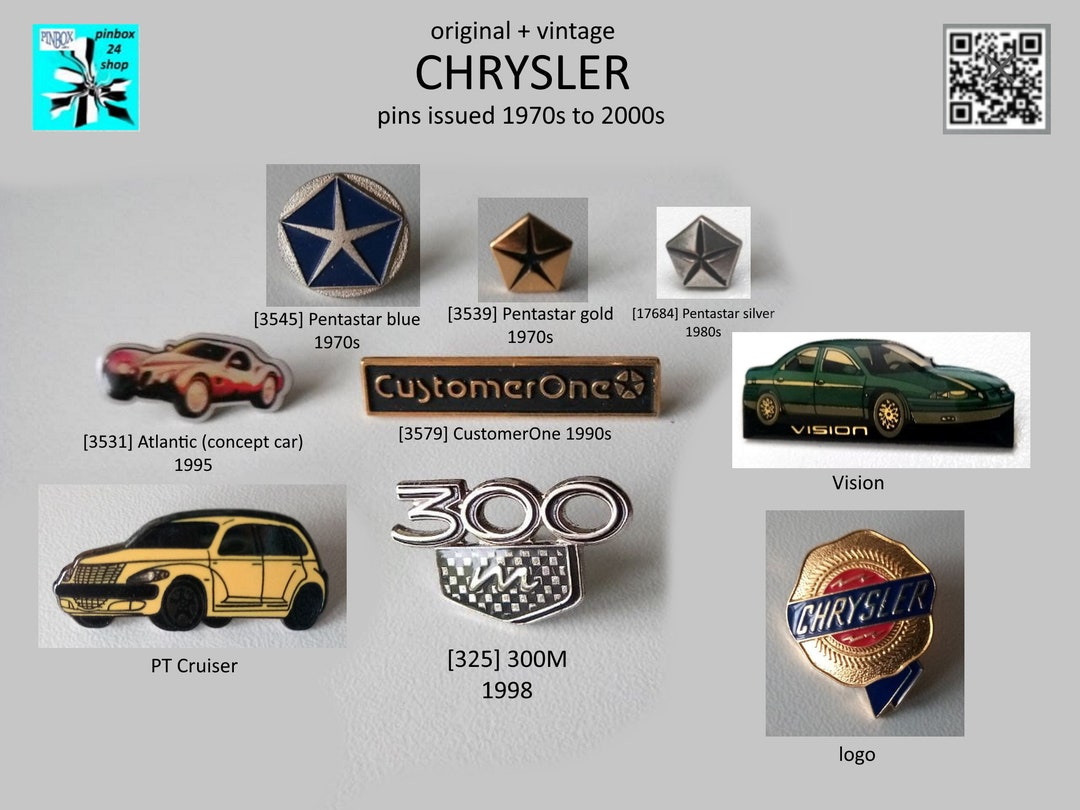 Timeless Chrysler Pin Collection - Etsy