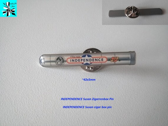 INDEPENDENCE Cigar Pins - Freedom in 90s Style! - Gem