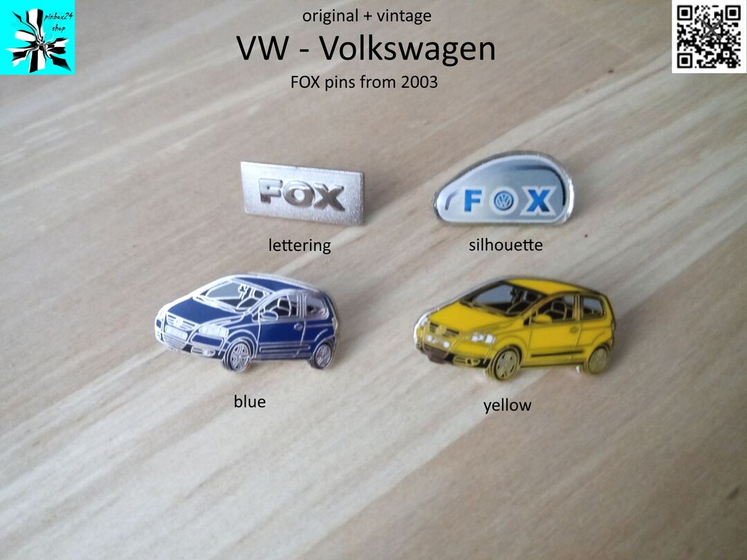 VW Pins Fox Models From the IAA - Etsy
