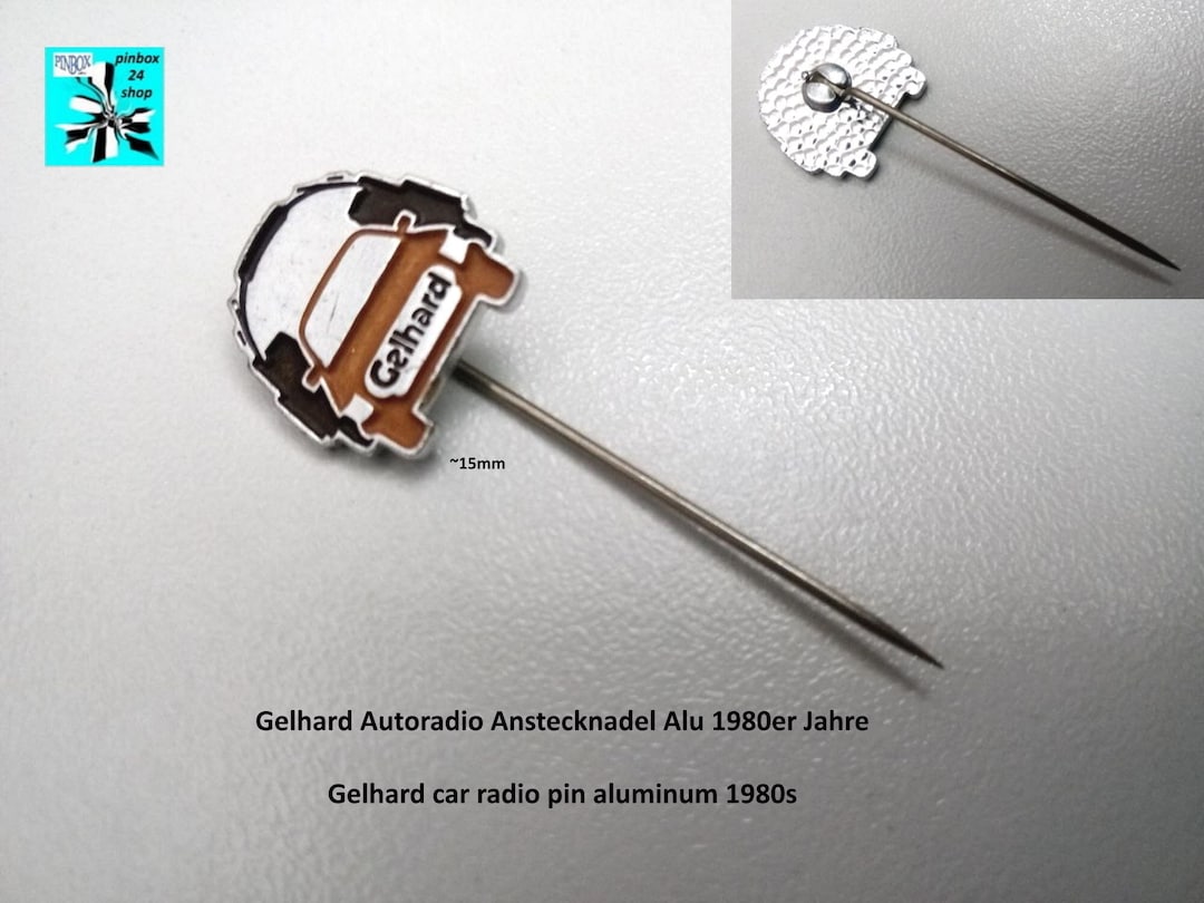 Vintage Car Radio Pin by Gelhard - Etsy