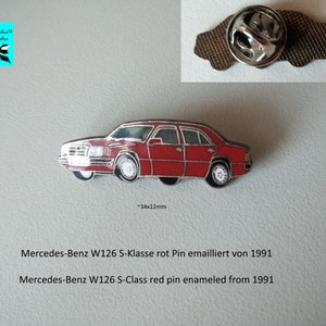 Mercedes-benz S-class Badge From 1991 - Etsy