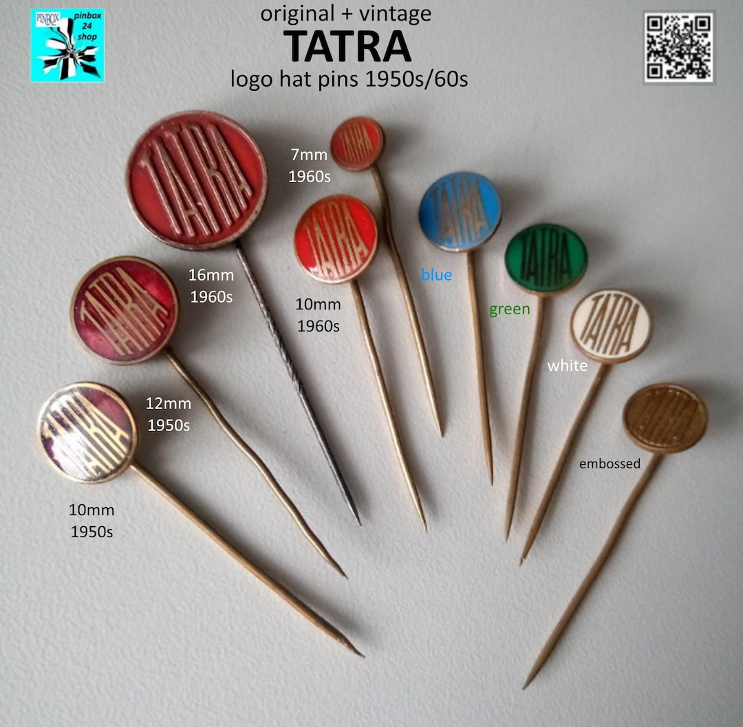 Discover the Vintage TATRA Logo Pins - Etsy