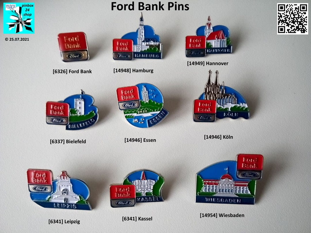 Ford Bank Cities Monuments Pins - Etsy