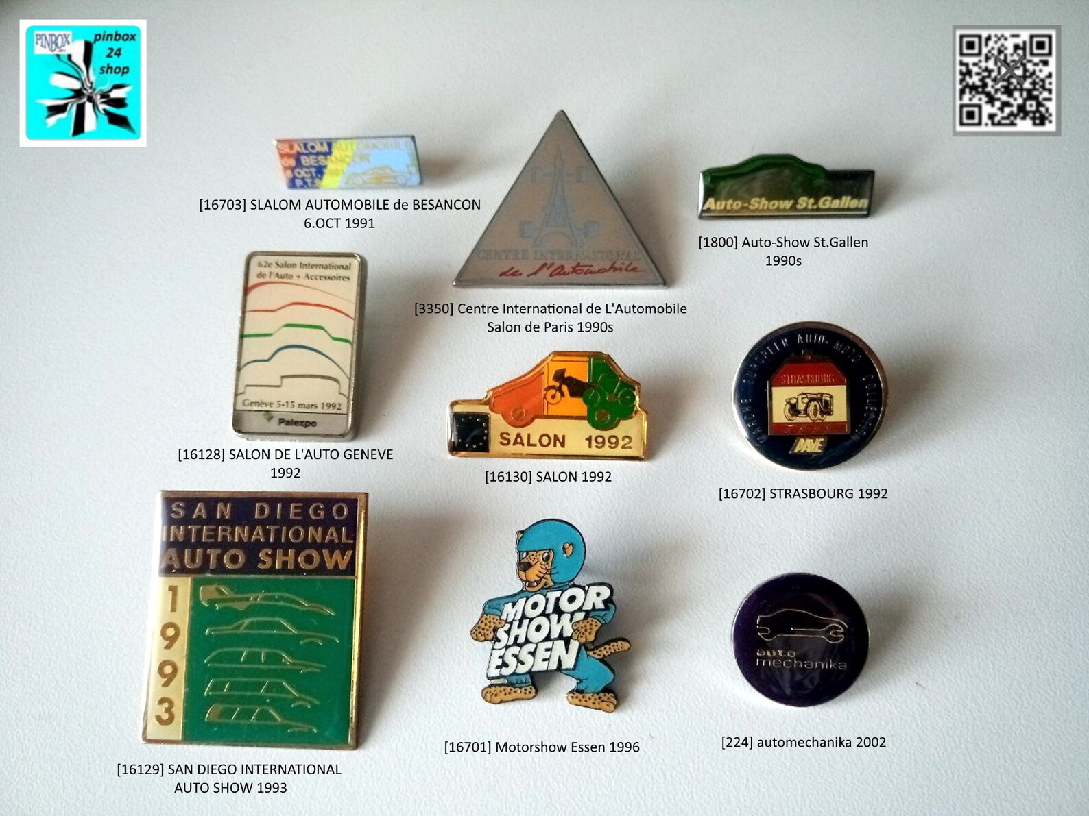 International Auto Show Pins - Collectibles From the 90s and Early ...