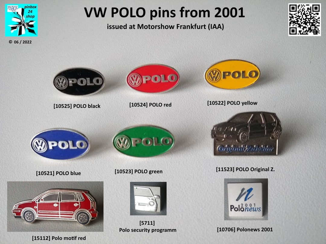 Secure a VW Polo Pin From the IAA 2001 - Etsy
