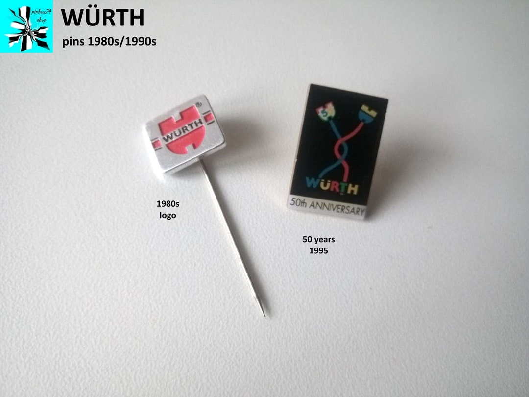 WURTH Pin Vintage Company Logo - Etsy