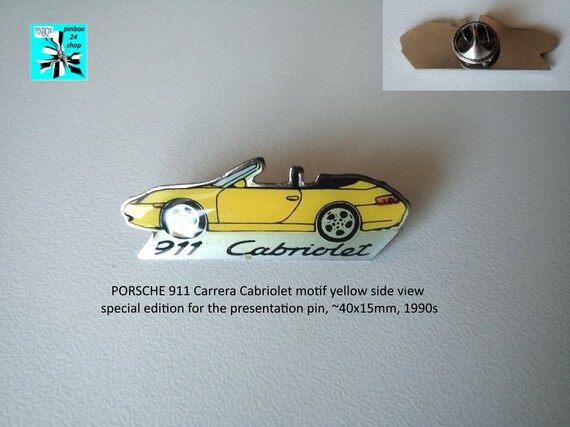 PORSCHE 911 Carrera Cabriolet special edition pins fo… - Gem