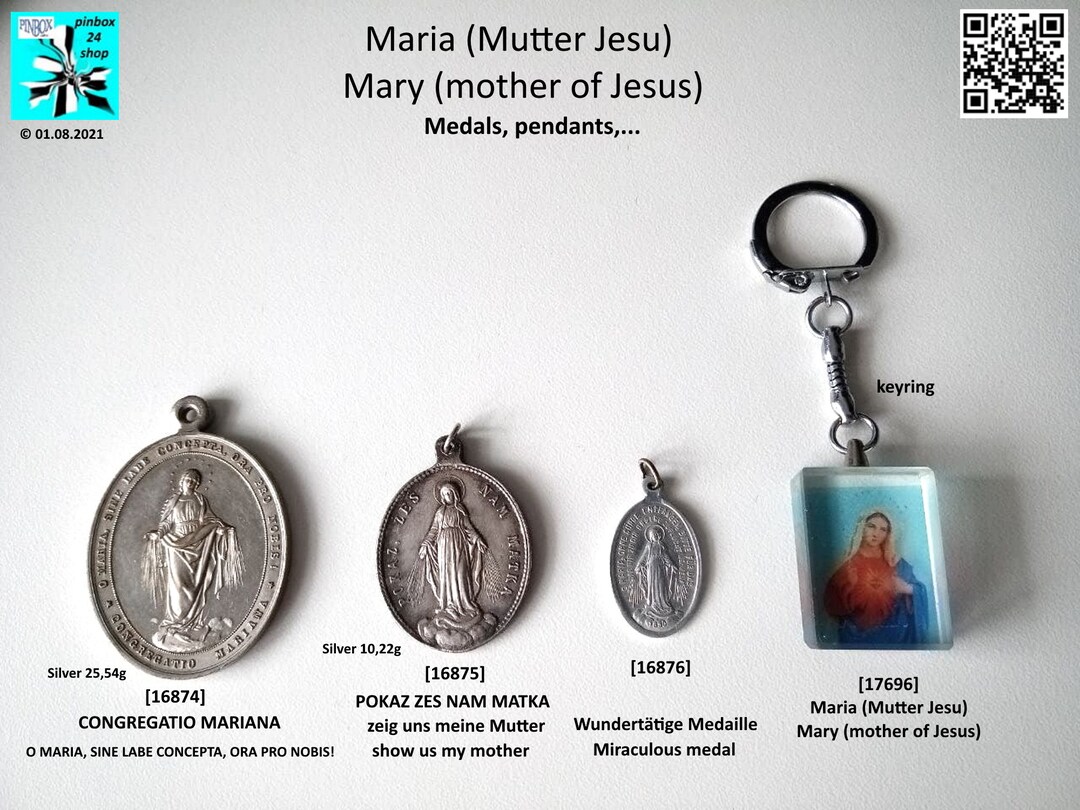 Marian Congregation Pendant - A Symbol of Faith! - Etsy