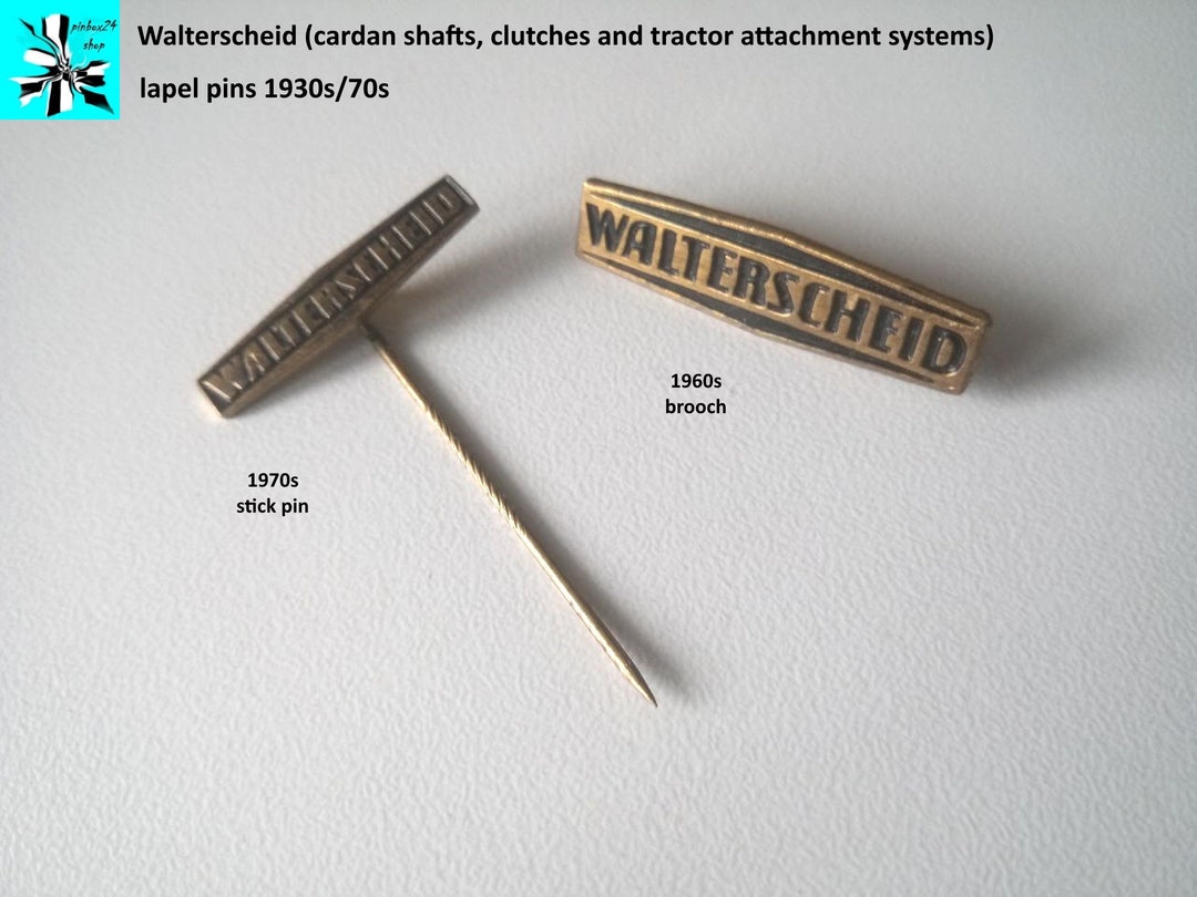 Walterscheid Pin and Brooch - 60s/70s Engineering! - Etsy