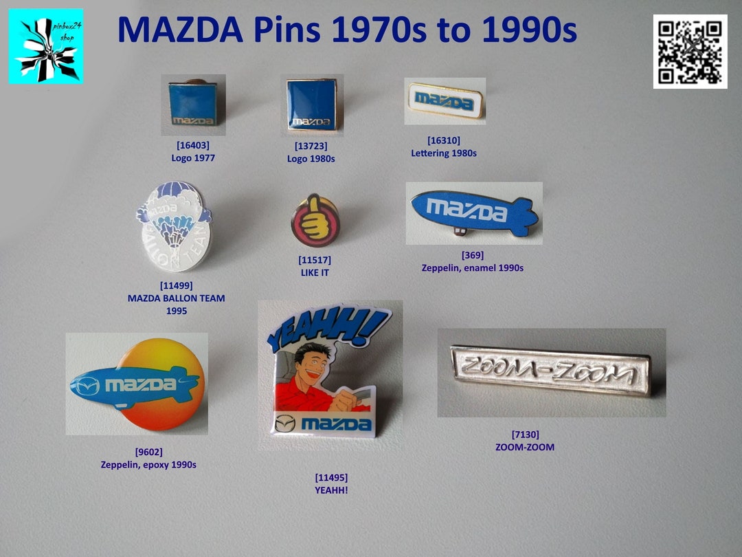 MAZDA Pins - Show Your Passion! - Etsy