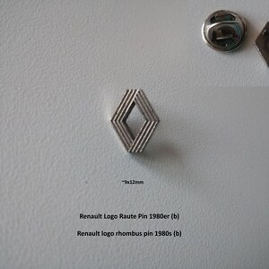 RENAULT Logo Rhombus Pins 1980s/90s Select - Etsy