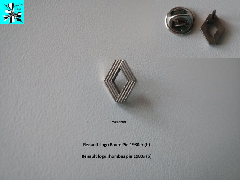 RENAULT Logo Rhombus Pins 1980s/90s Select - Etsy