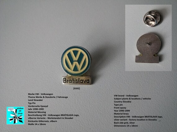 VW Pins - Rare collectibles from two decades - Gem