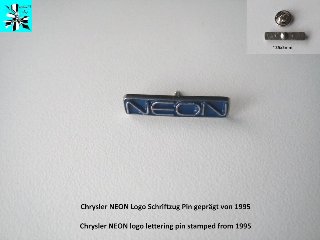 Chrysler NEON Pin: A Piece of History - Etsy