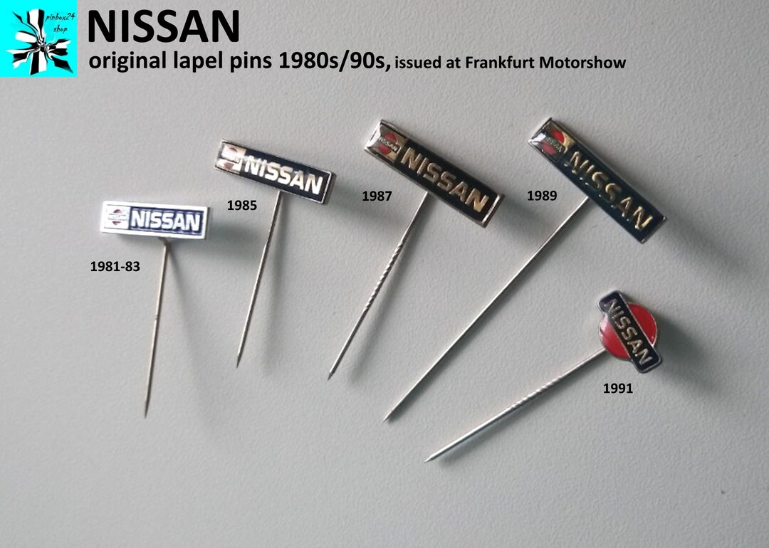 Retro NISSAN Pins - 80's Style - Etsy