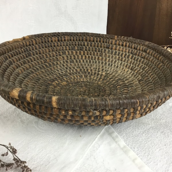 Antique Rye Basket - Etsy