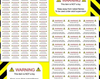 Toy Warning Labels - Etsy