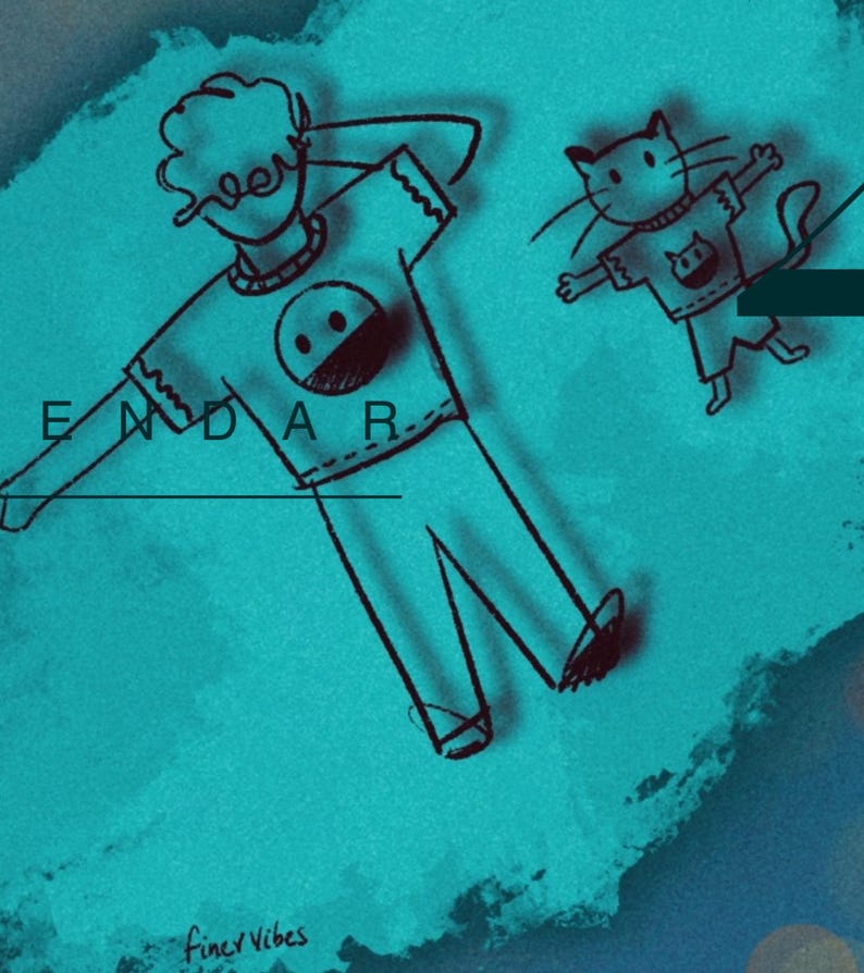 2024 Calender Yearly Landscape Aesthetic Finer Vibes Art A4 Letter Size ...