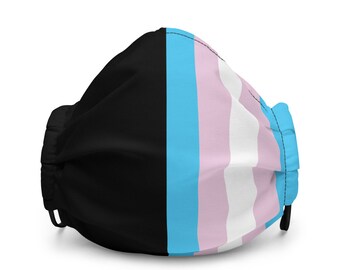 Distressed Transgender Bandana Face Mask Trans Pride Flag - Etsy