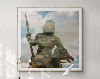 King Neptune Wall Art - Etsy