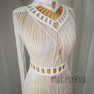 Bachelorette Dress, Bridal Gown , Macrame Dress , Birthday Dress ...