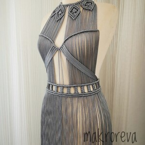 Macrame Dress , Birthday Dress , Shiny Material , Crazy Party Dress ...