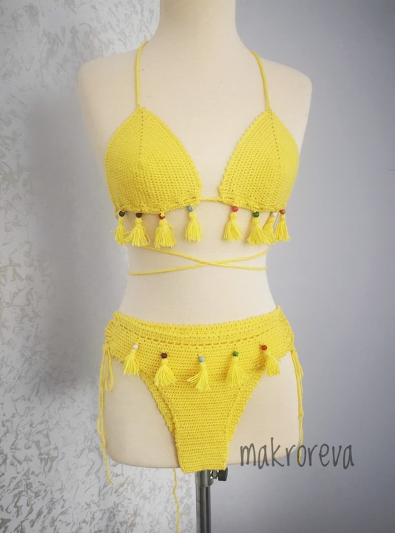Crochet Swimsuit Crochet Swimwear Crochet Bikini Crochet Etsy