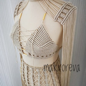 Macrame Dress , Birthday Dress , Shiny Material , Crazy Party Dress ...
