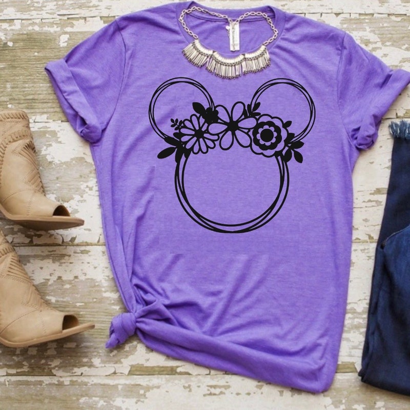 Minnie Flower Svg - Etsy