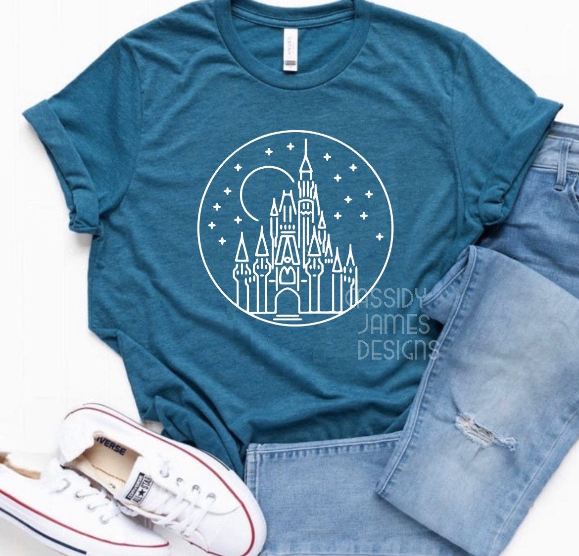 Magic Kingdom Castle Shirt Cinderellas Castle Disney - Etsy