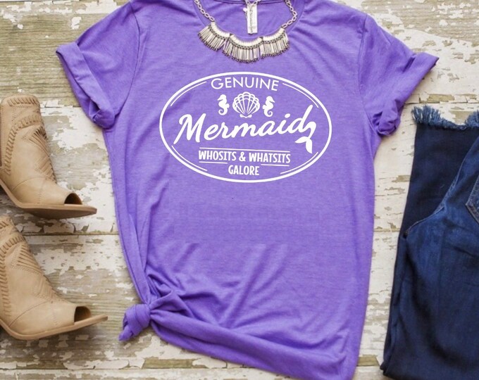 Ariel’s Genuine Mermaid, Under the Sea, the Little Mermaid Shirt, Guppy ...