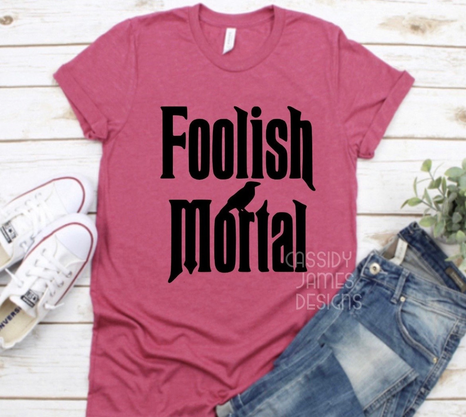 Foolish Mortal Shirt Disneys Haunted Mansion Shirt Wdw - Etsy