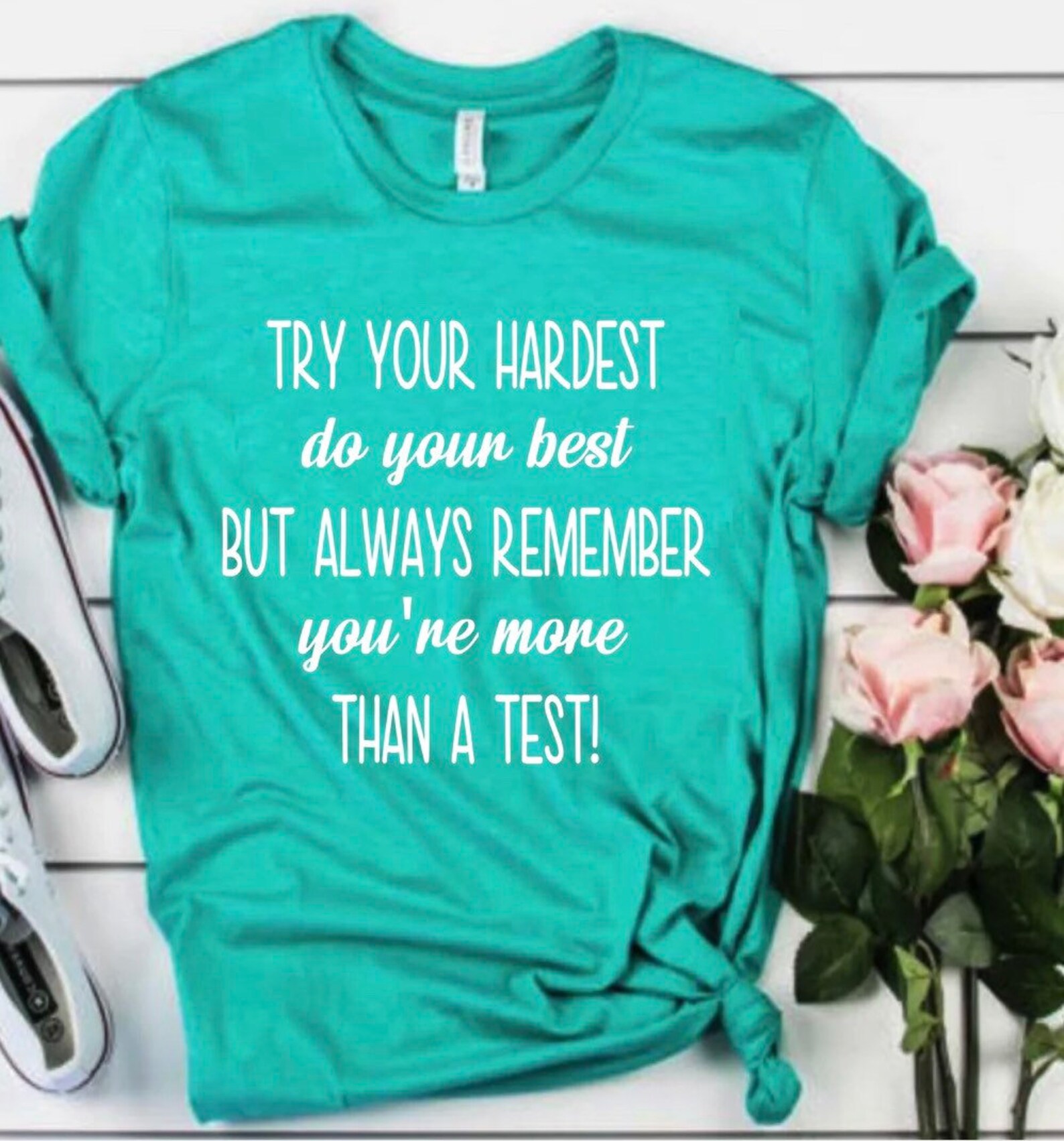Try Your Hardest Do Your Best Standardized Test State - Etsy