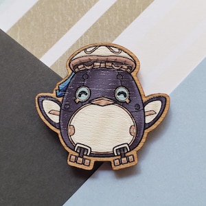 Genshin Impact Pers - Wooden Pin Fan Art Accessory - Freminet's Penguin ...