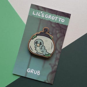 Hollow Knight Wooden Pin . Grub Jar - Etsy UK