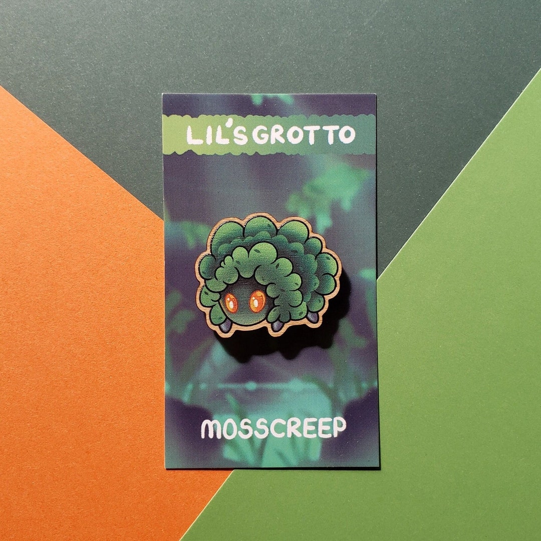 Hollow Knight Wooden Pin . Mosscreep - Etsy