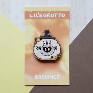 Hollow Knight Radiance Moth Jar - Wooden Pin Fan Art Accessory - Etsy