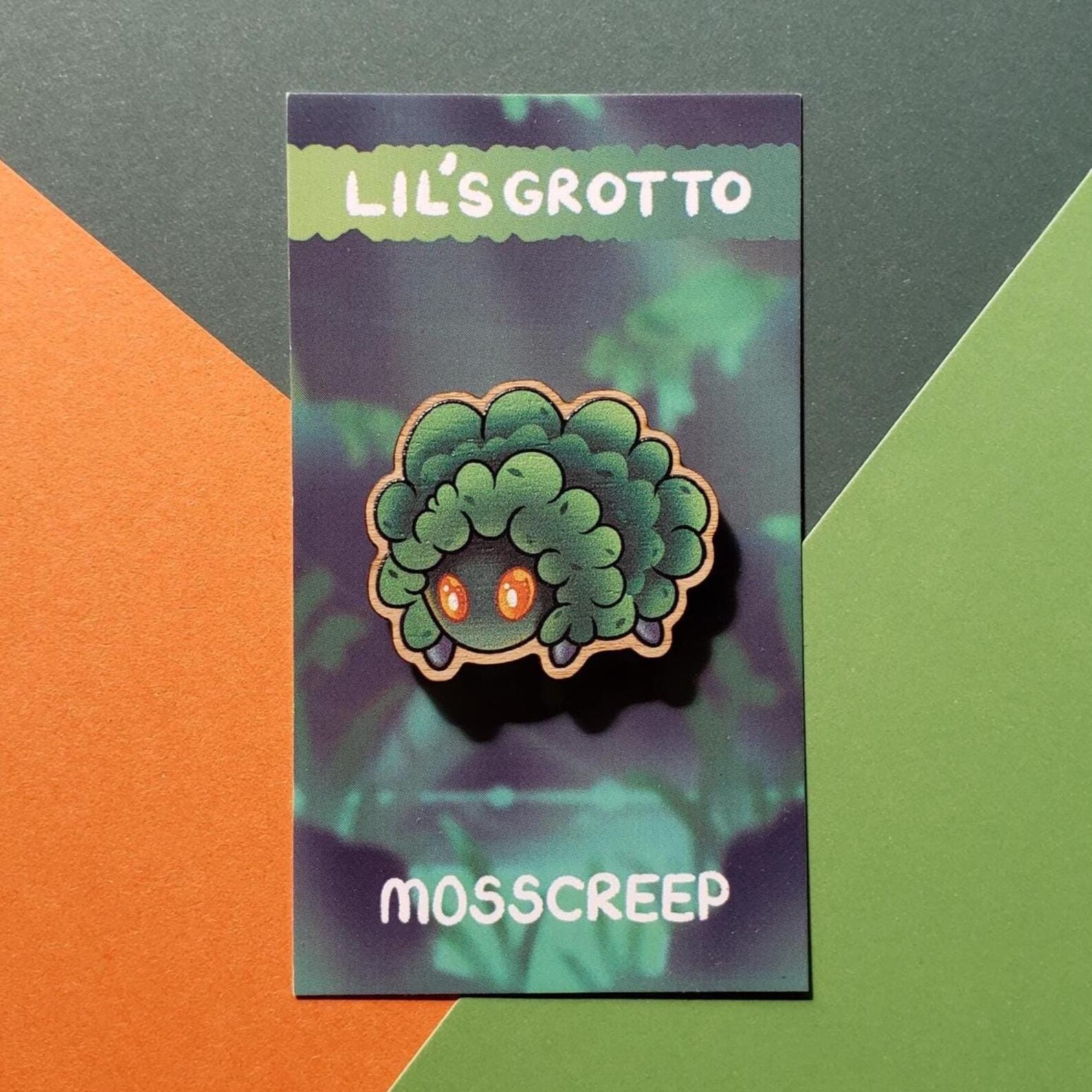 Hollow Knight Mosscreep - Wooden Pin Fan Art Accessory - Etsy