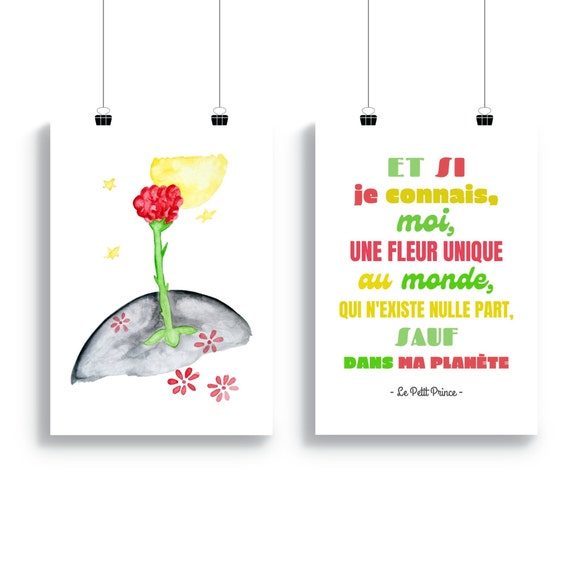 Little Prince Quote Little Prince Card the Little Prince | Etsy