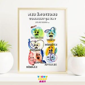 Child Emotions Poster, Child Emotions Expression, Montessori Emotions ...