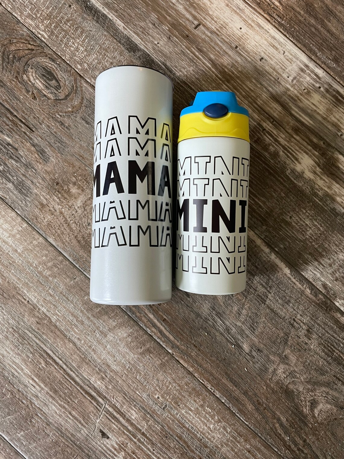 Mama Mini Tumbler Set Mommy And Me Set Tumbler Etsy