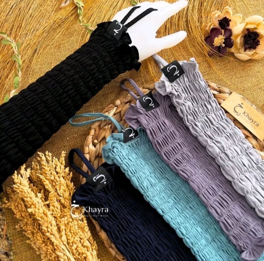 Handsocks / Muslimah Handsocks / Long Gloves (wrinkle Handsocks ...