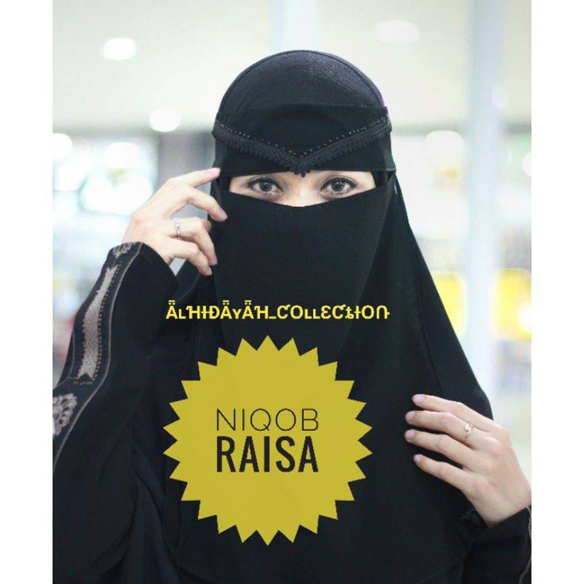 Eagle Niqab only Niqab / Not Include Veil Black Niqab Lace - Etsy
